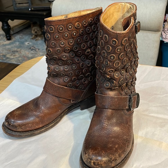 Frye | Shoes | Frye Jenna Disc Short Boots | Poshmark
